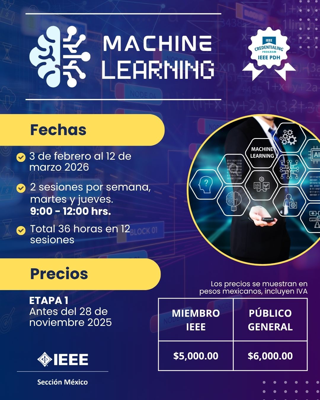 Curso: Machine Learning – IEEE Sección México